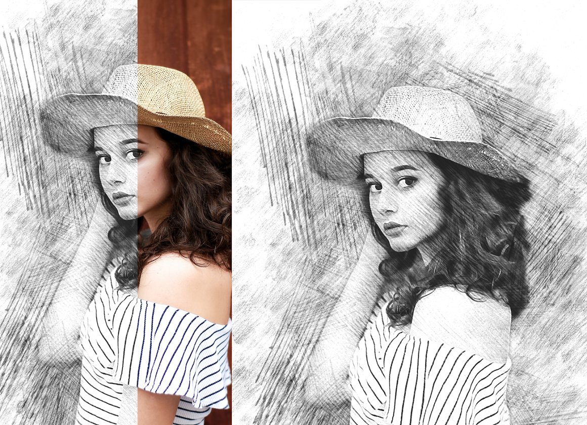 Modern Pencil Sketch, Add-ons | GraphicRiver