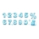 Icy Numbers, Vectors | GraphicRiver