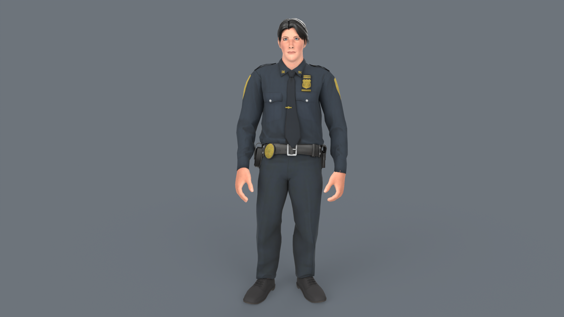 Police Boy by Dofaco | 3DOcean