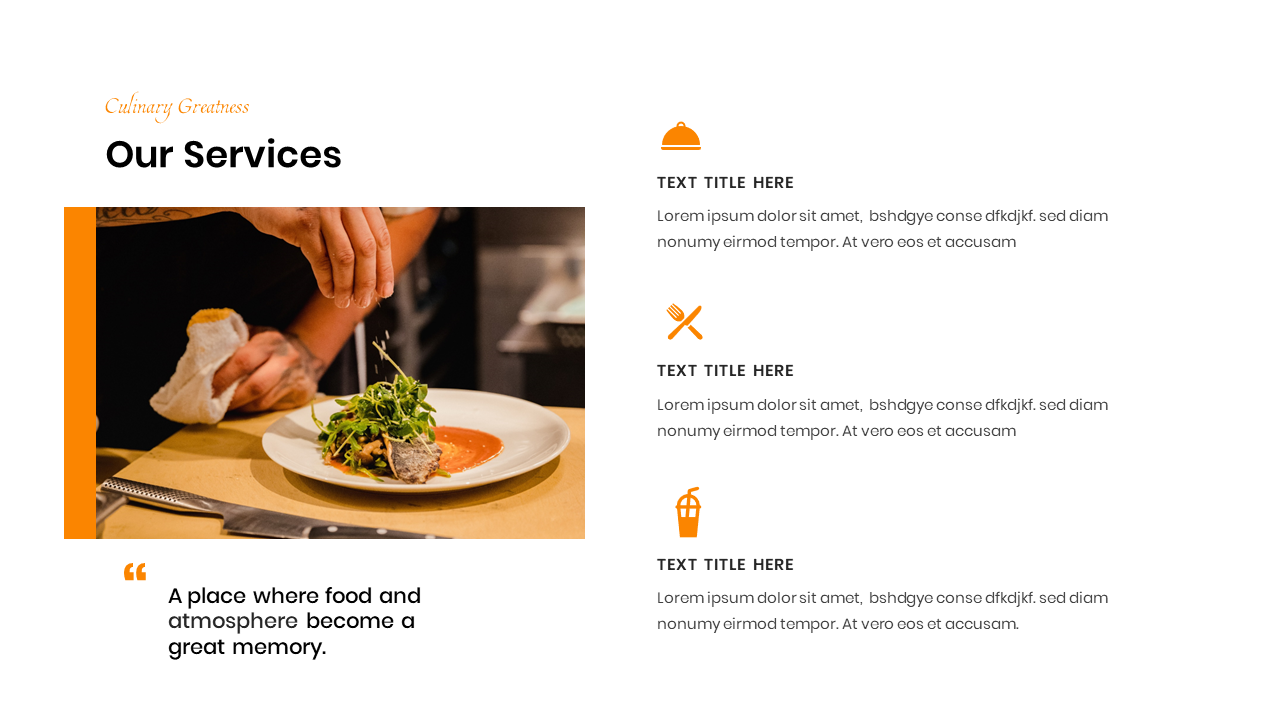 Culinary – Food Restaurant PowerPoint Template, Presentation Templates