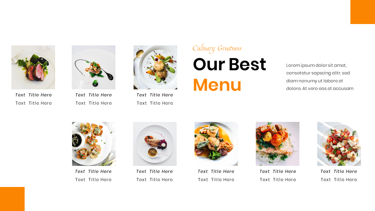 Culinary – Food Restaurant PowerPoint Template, Presentation Templates