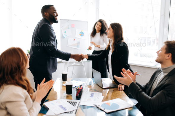 business, people, work, women, men, briefing Stock Photo by thelivephotos