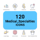 Medical Specialties Icons, Icons | GraphicRiver