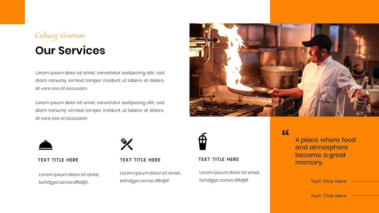 Culinary – Food Restaurant Google Slide Template, Presentation Templates