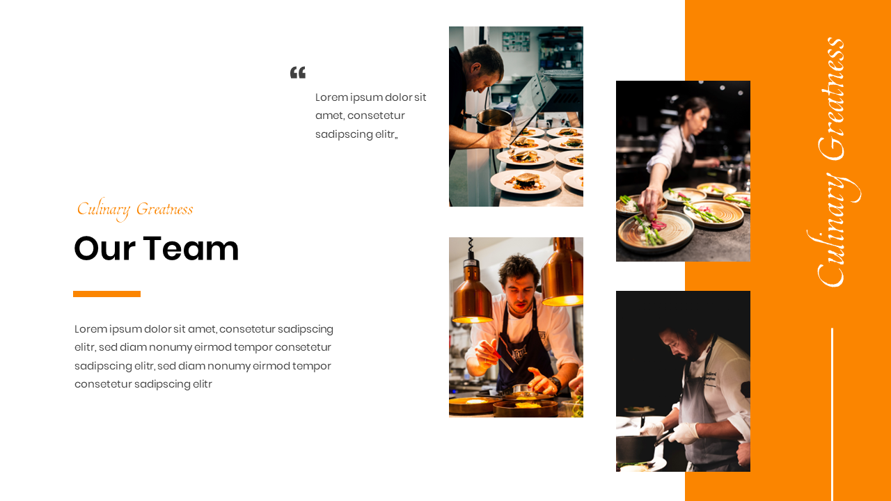 Culinary – Food Restaurant Google Slide Template, Presentation Templates