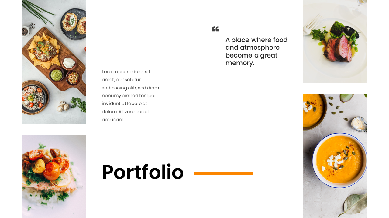 Culinary – Food Restaurant Google Slide Template, Presentation Templates