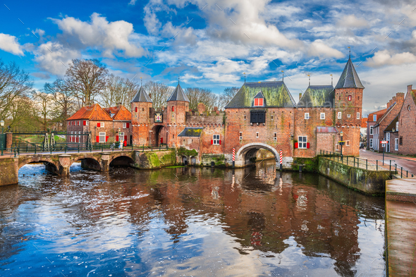 Amersfoort, Netherlands at the Historic Koppelpoort Stock Photo by ...