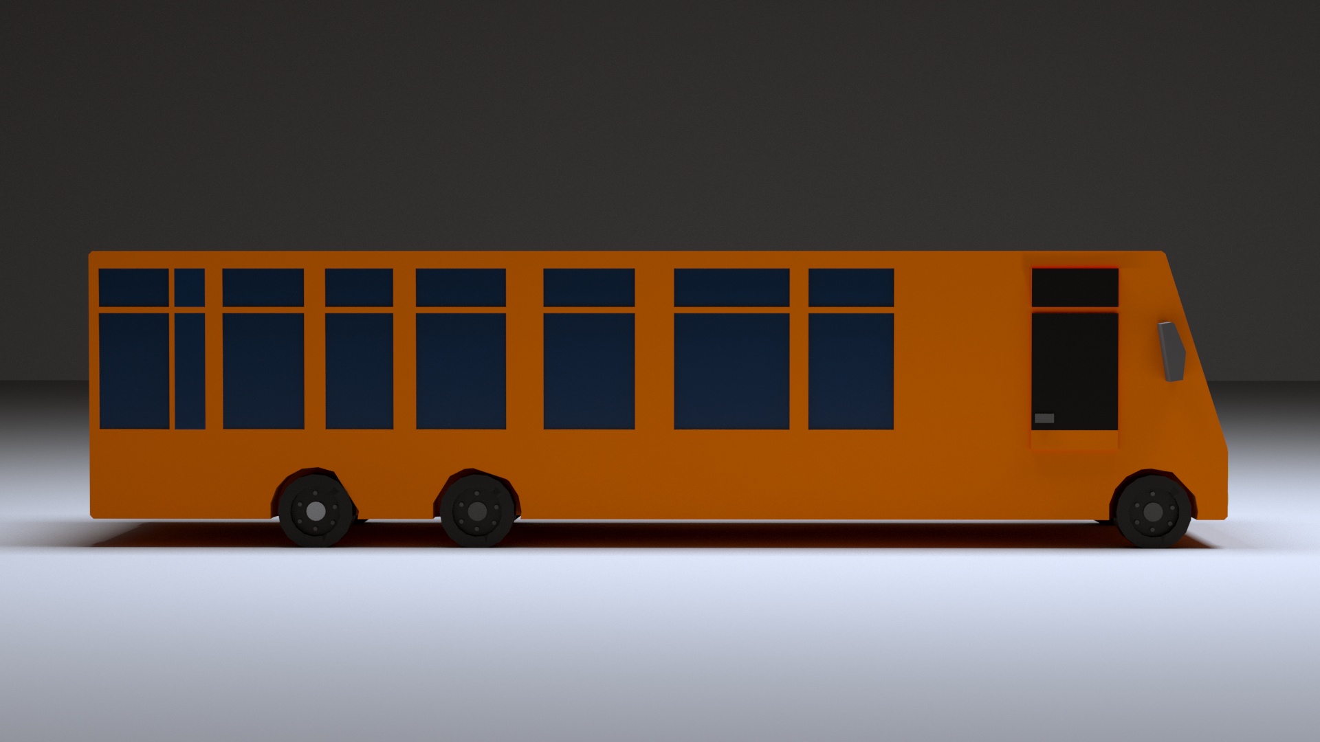 Cartoon Low-Poly School bus vehicle for game-ready 3D model by nik_kukadiya