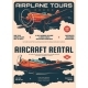 Aircraft Rental and Airplane Tours Retro Posters, Vectors | GraphicRiver