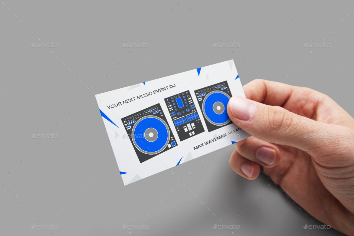 Digital DJ Business Card Template, Print Templates | GraphicRiver