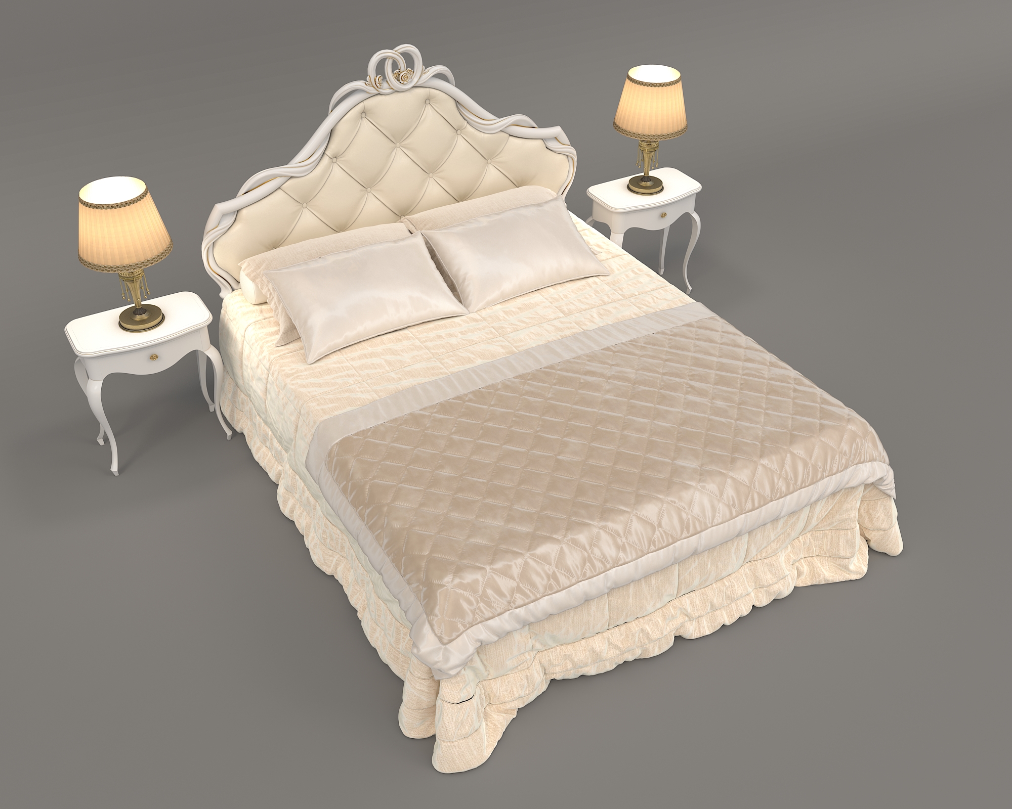 European Style Bed Set 14 by nhattuankts | 3DOcean