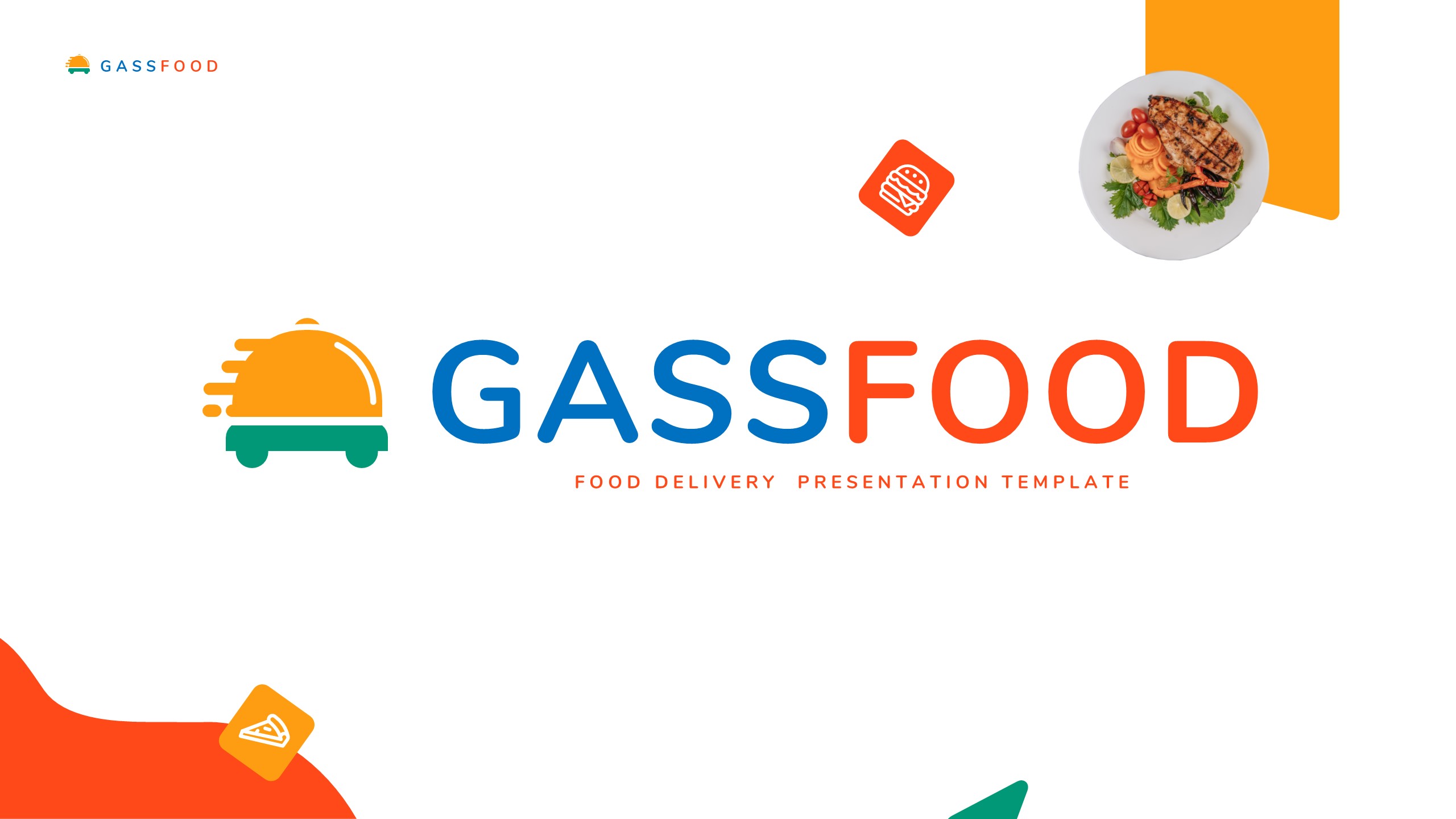 GASSFOOD - Food Delivery Powerpoint Template, Presentation Templates