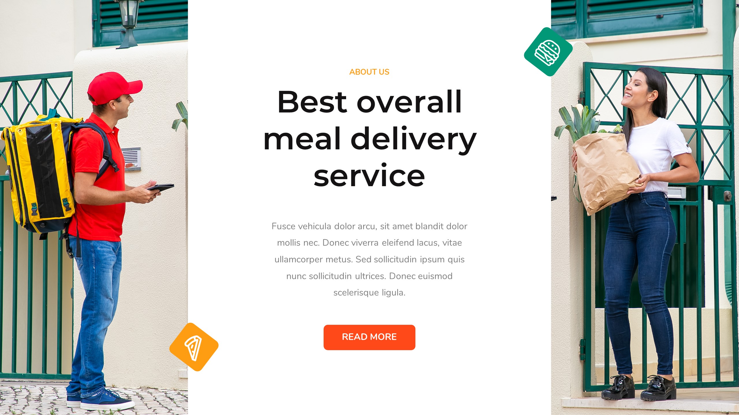 GASSFOOD - Food Delivery Keynote Template, Presentation Templates ...