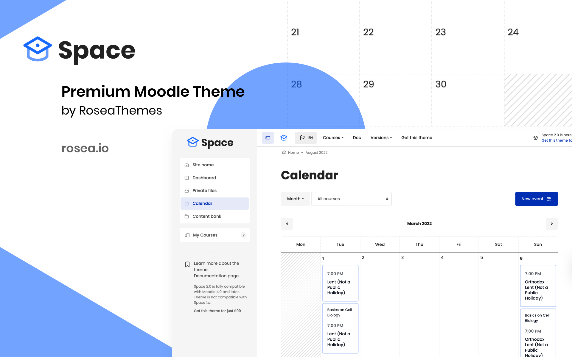Space, Responsive Premium Moodle Theme by roseathemes | ThemeForest