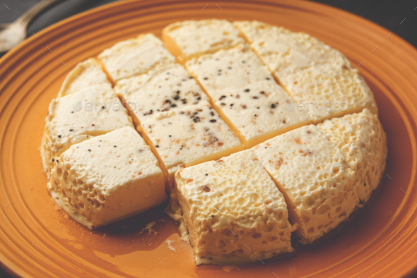 Kharvas or Cheek, Chik, Bari, Pis or Junnu is a sweet dairy product ...