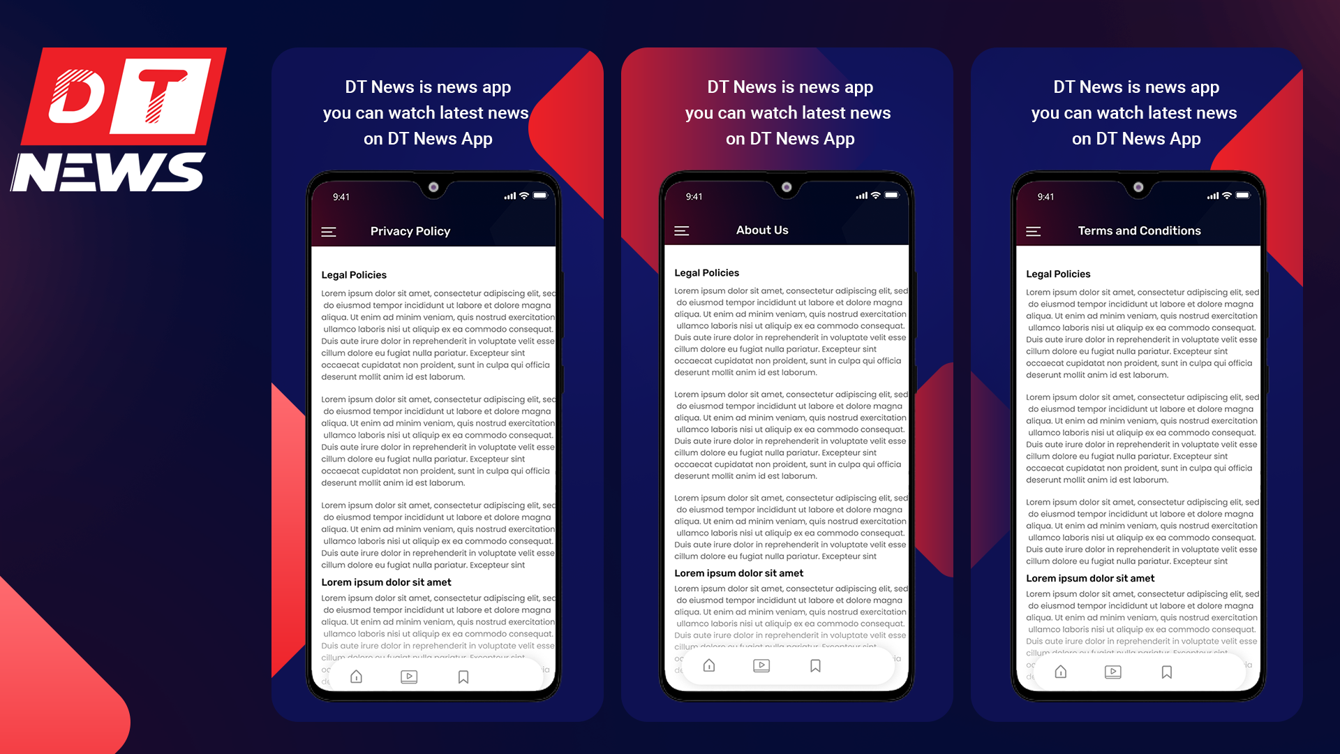 DTNews - Flutter News Application + Admin panel by DivineTechs | CodeCanyon