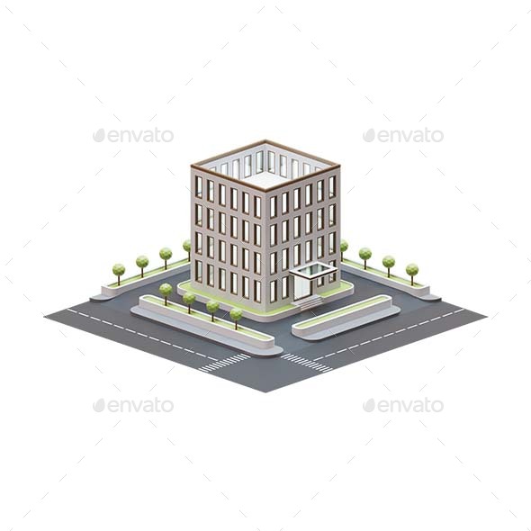 10 Architectural Building PNG Design Element, Graphics | GraphicRiver