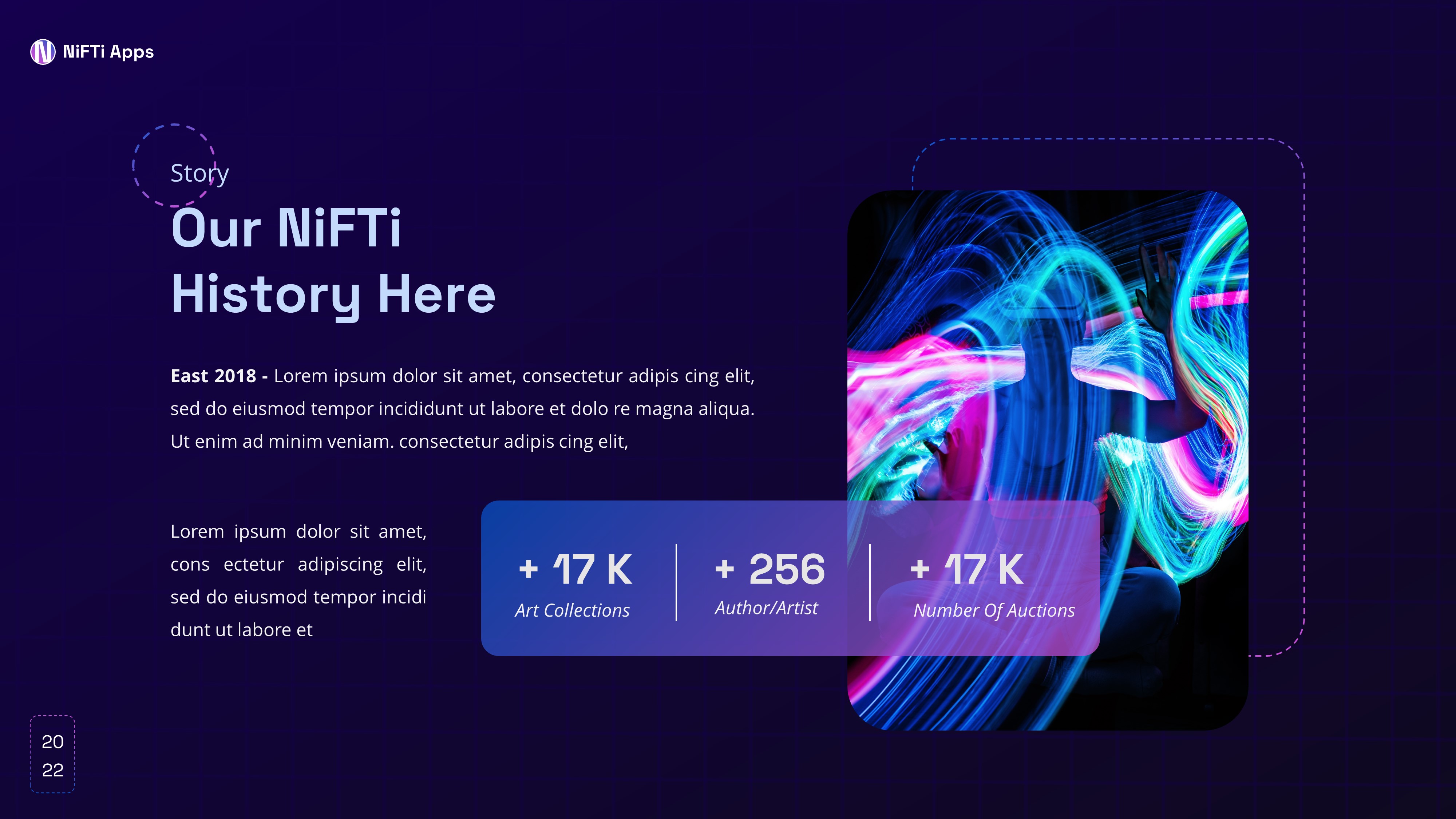 NiFTi App - NFT Mobile App & SAAS Powerpoint Template, Presentation ...