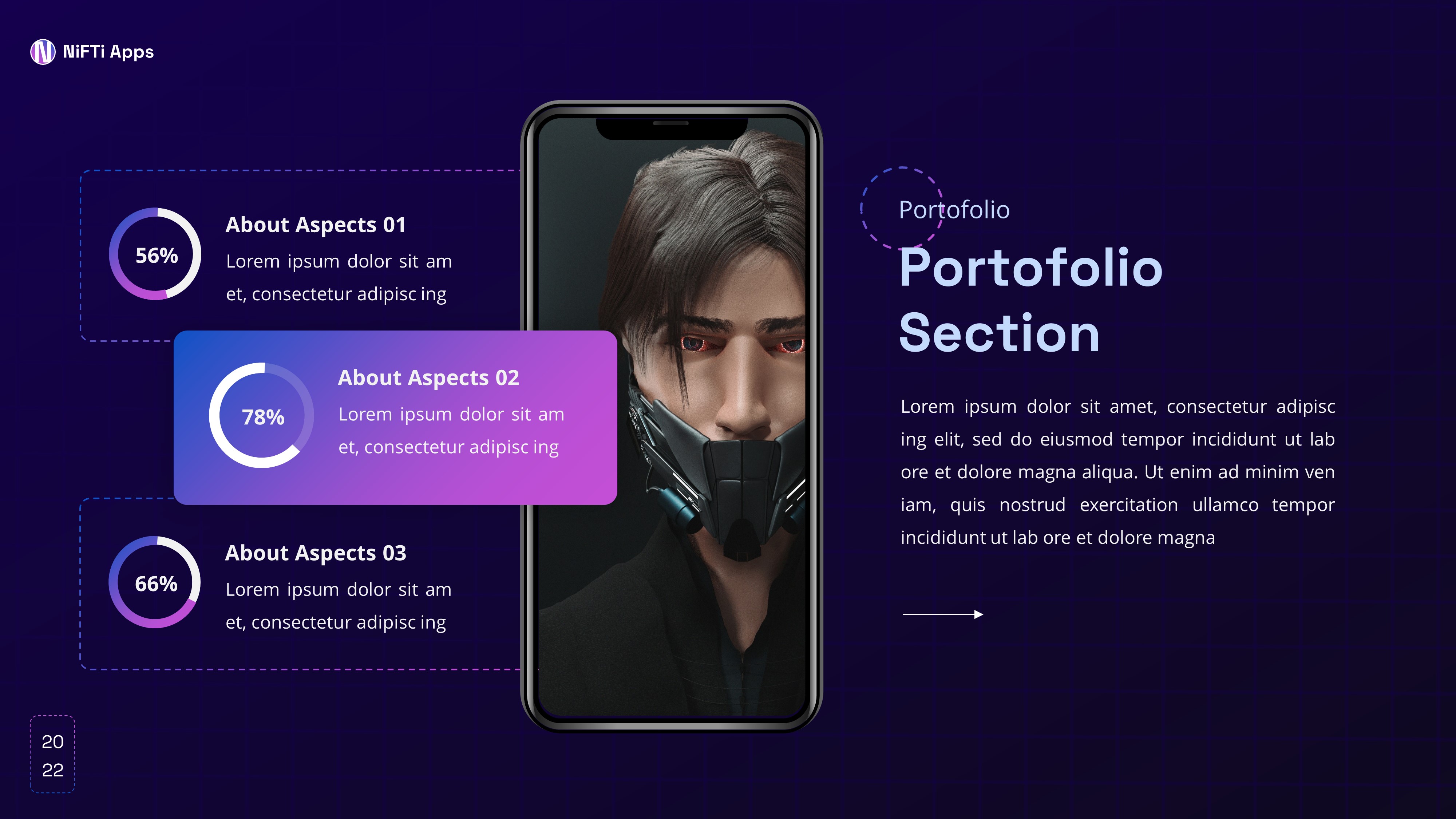 NiFTi App - NFT Mobile App & SAAS Google Slides Template, Presentation ...