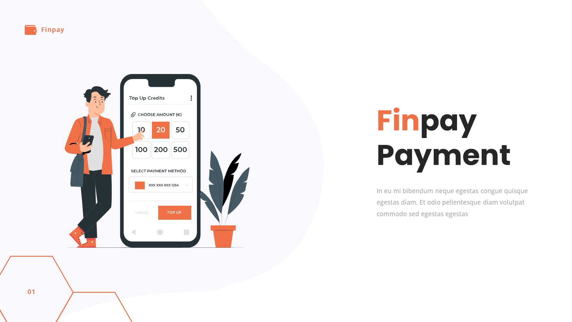 Finpay - Mobile App & SAAS Keynote Template, Presentation Templates