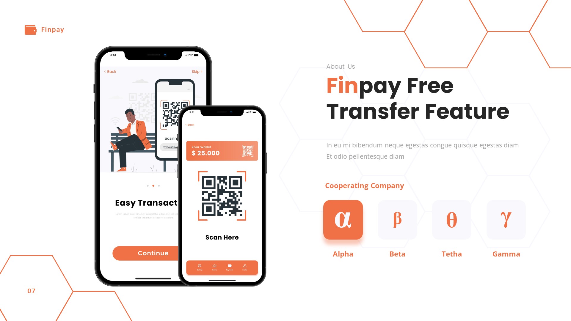 Finpay - Mobile App & SAAS Keynote Template, Presentation Templates