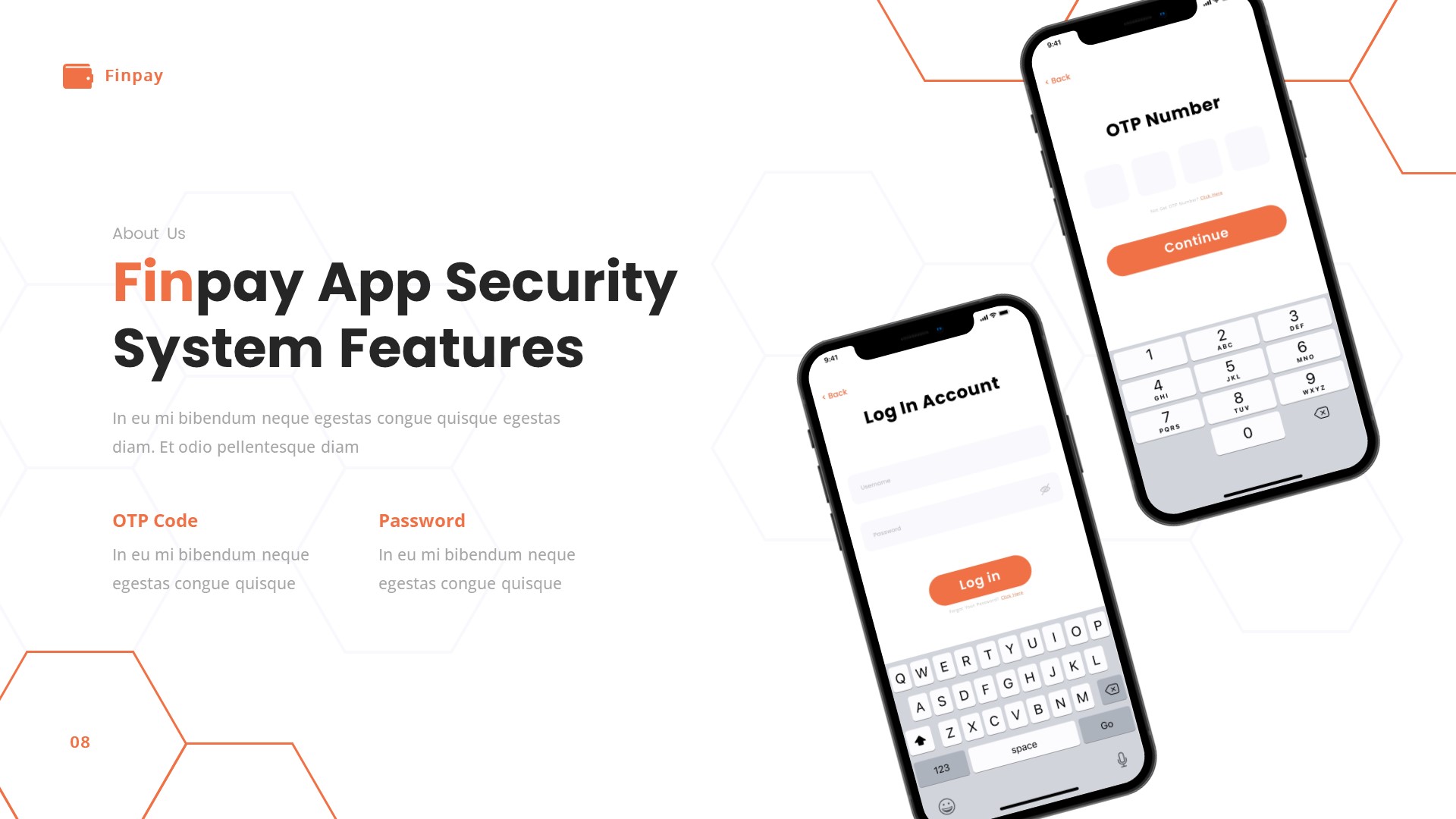 Finpay - Mobile App & SAAS Keynote Template, Presentation Templates