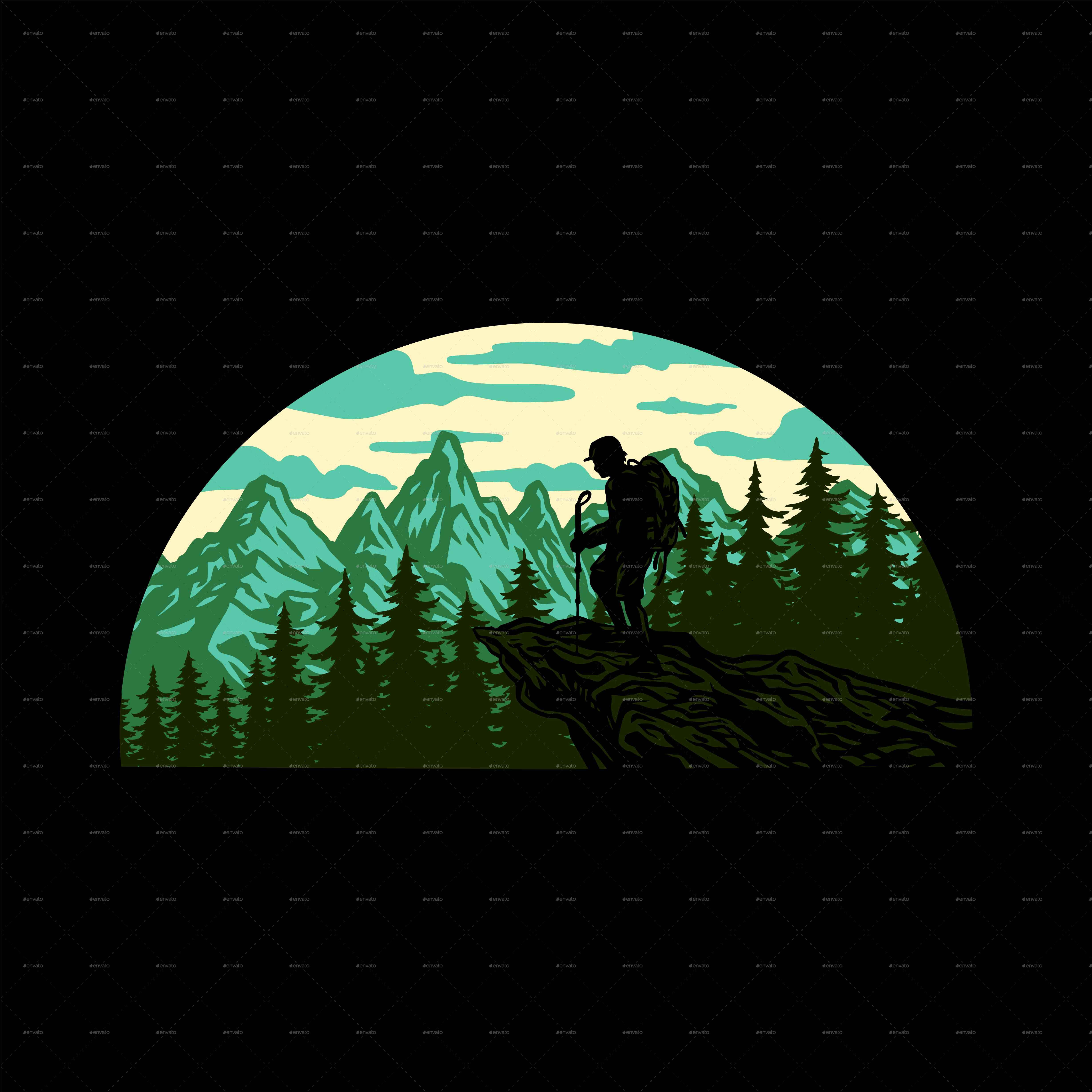 Hiking Adventure, Vectors | GraphicRiver