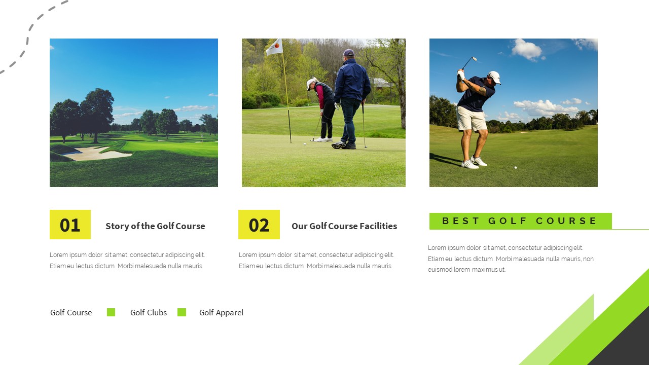 Golfa - Golf Powerpoint, Presentation Templates | GraphicRiver