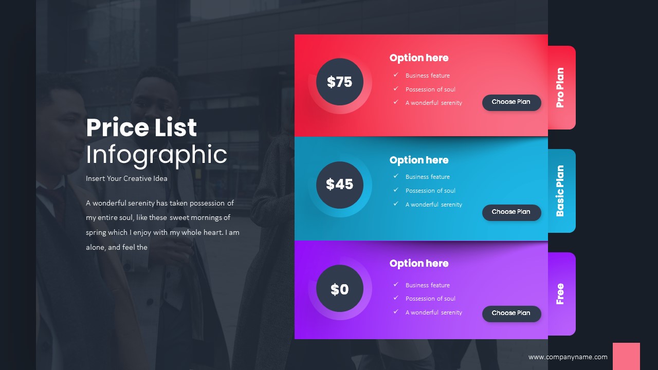Price Table PowerPoint Templates, Presentation Templates | GraphicRiver