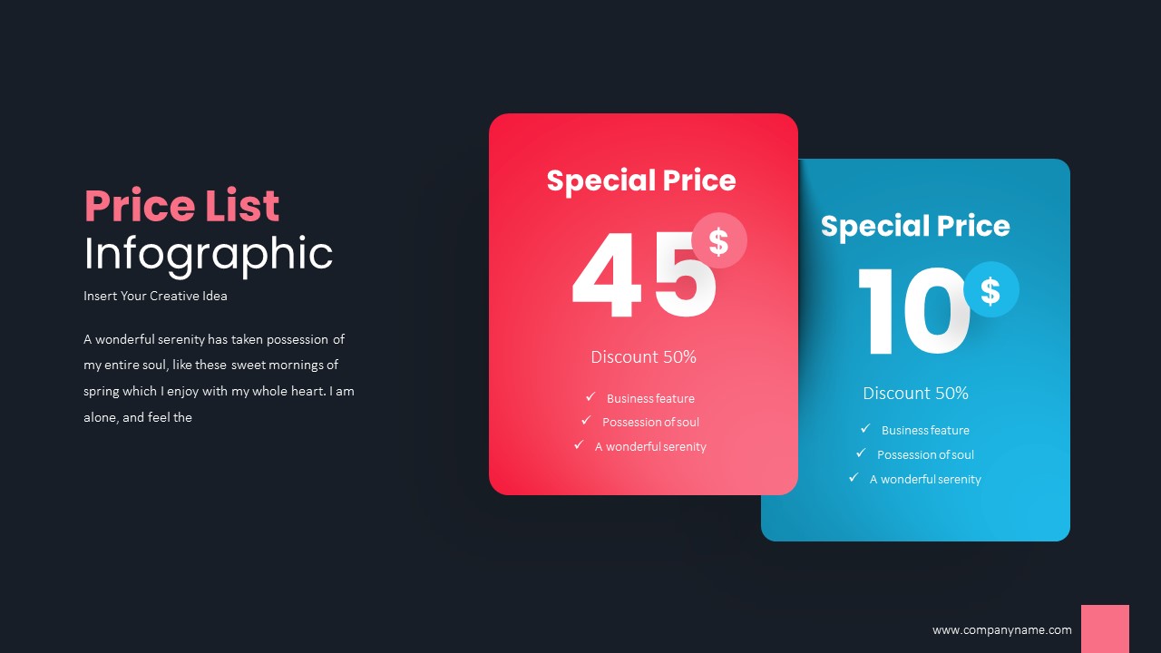 Price Table PowerPoint Templates, Presentation Templates | GraphicRiver