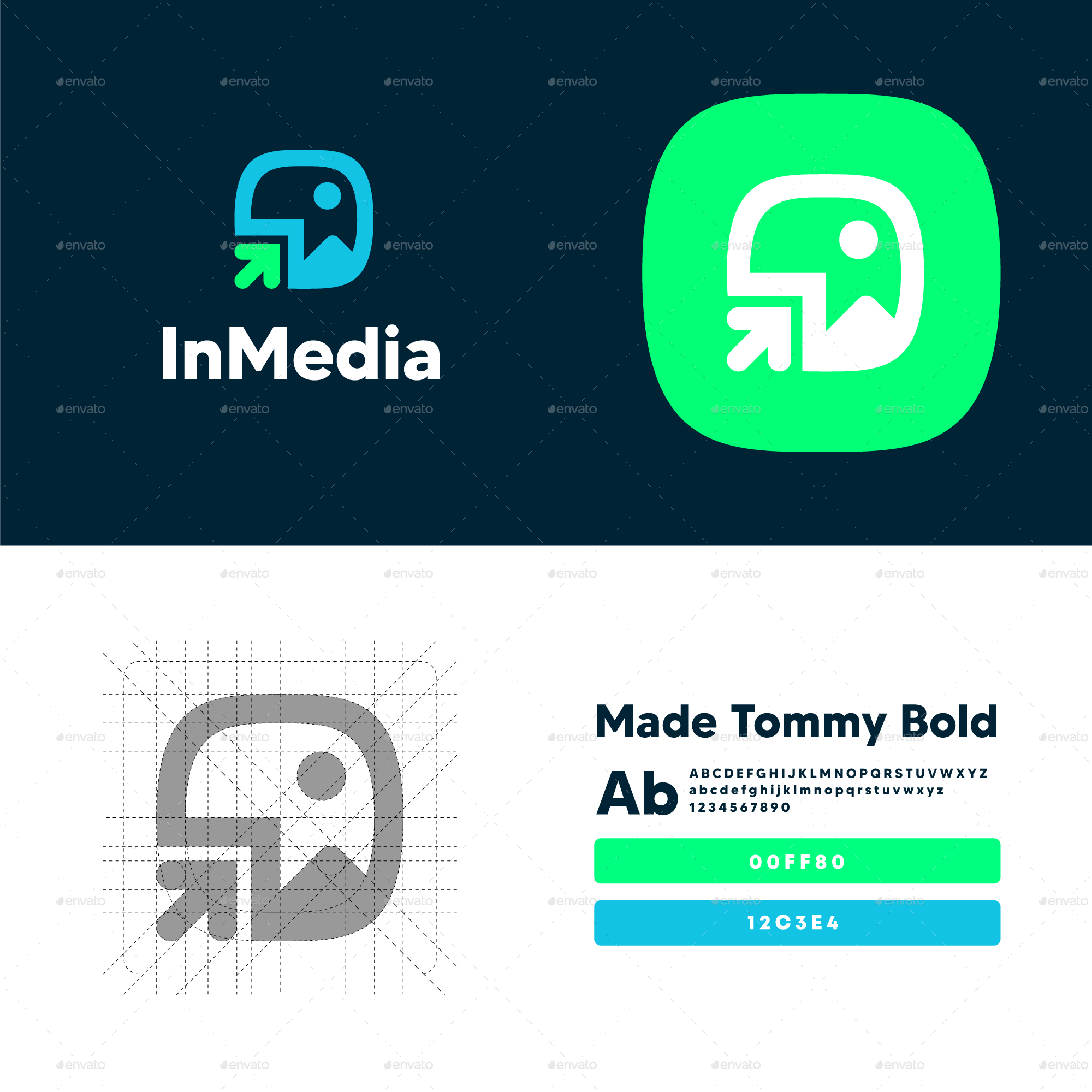 InMedia with Arrow In Logo Design, Logo Templates | GraphicRiver