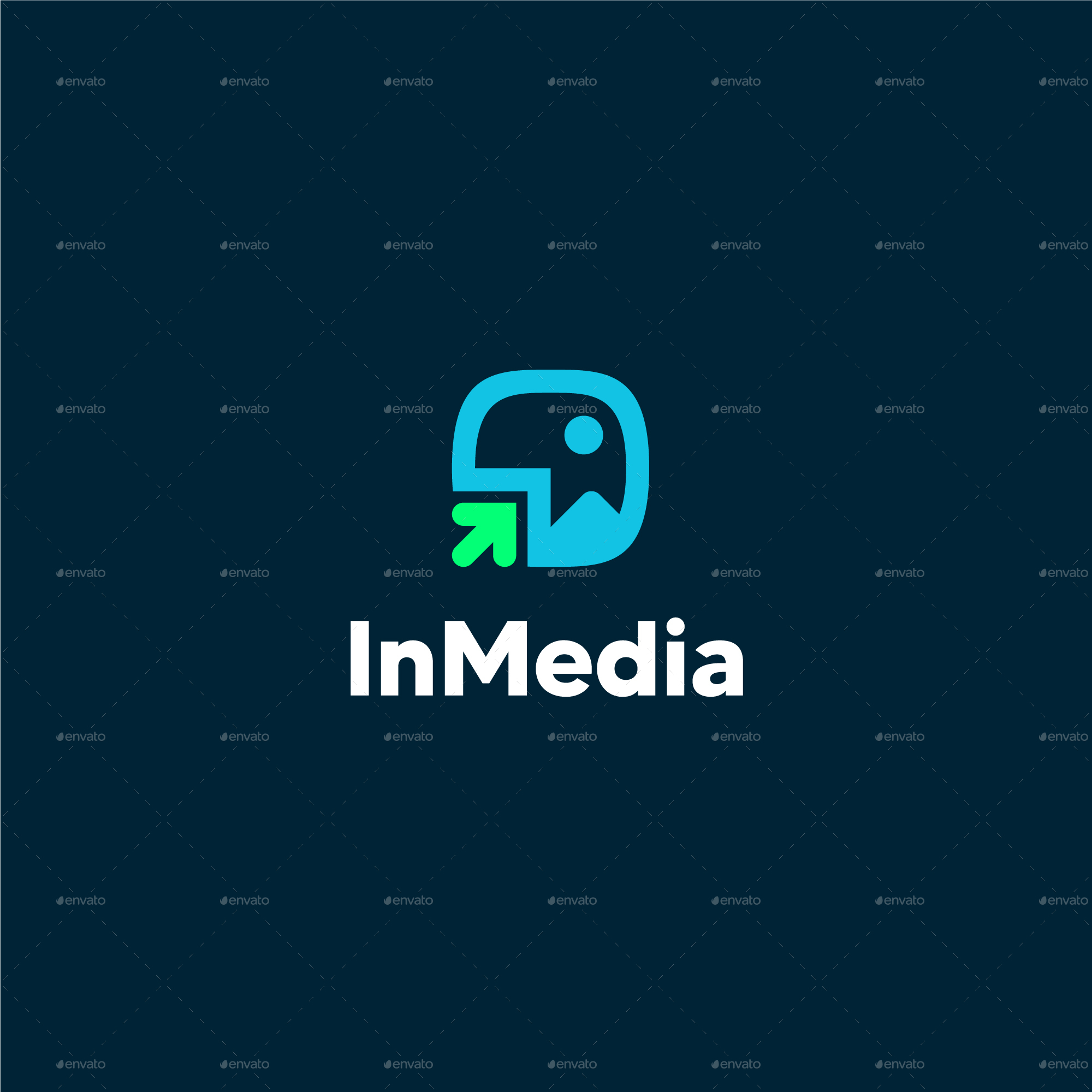 InMedia with Arrow In Logo Design, Logo Templates | GraphicRiver