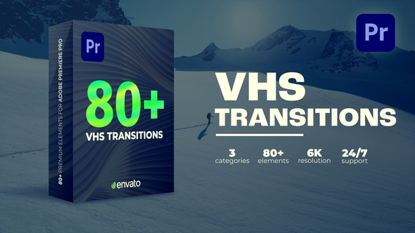 Transitions VHS, Premiere Pro Templates | VideoHive