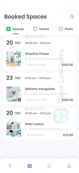 Coworking Space Booking App UI Kit |Event Booking App UI |Office on ...