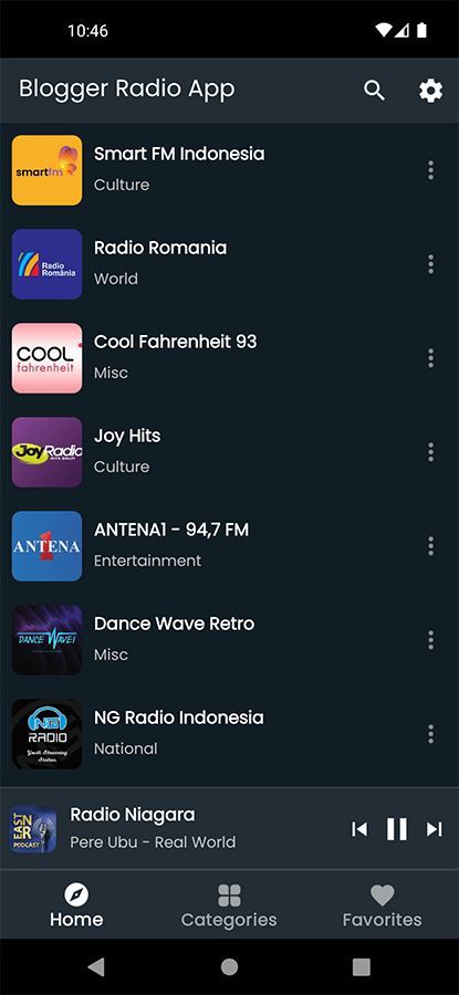 Blogger Radio App - Blogger API v3 by solodroid | CodeCanyon
