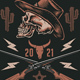 Wild West Skull Cowboy, Vectors | GraphicRiver