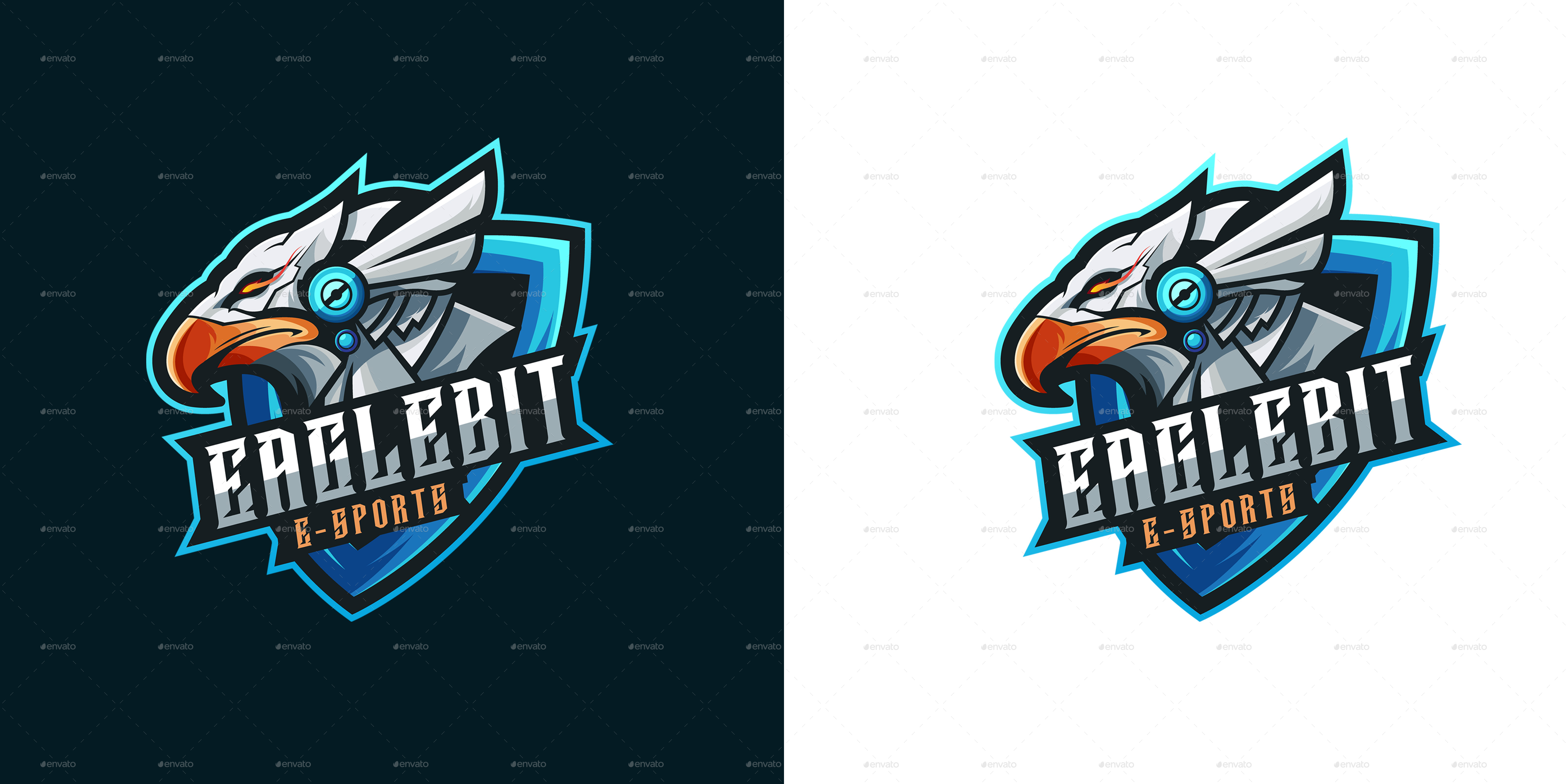Eagle White Esport Logo, Logo Templates | GraphicRiver