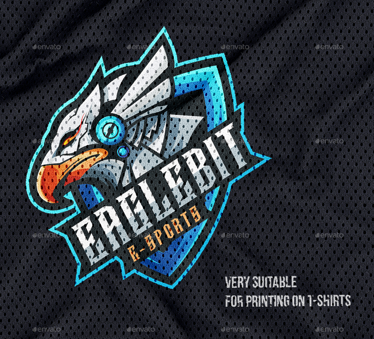 Eagle White Esport Logo, Logo Templates | GraphicRiver