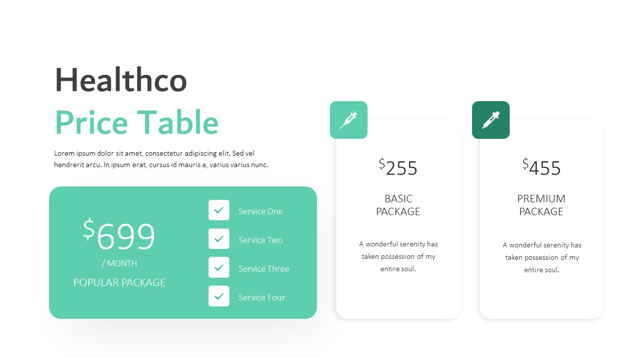 Healthco Medical PowerPoint Presentation Template, Presentation Templates