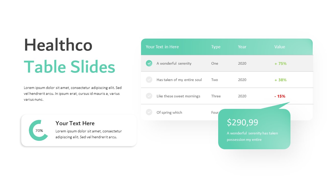 Healthco Medical PowerPoint Presentation Template, Presentation Templates