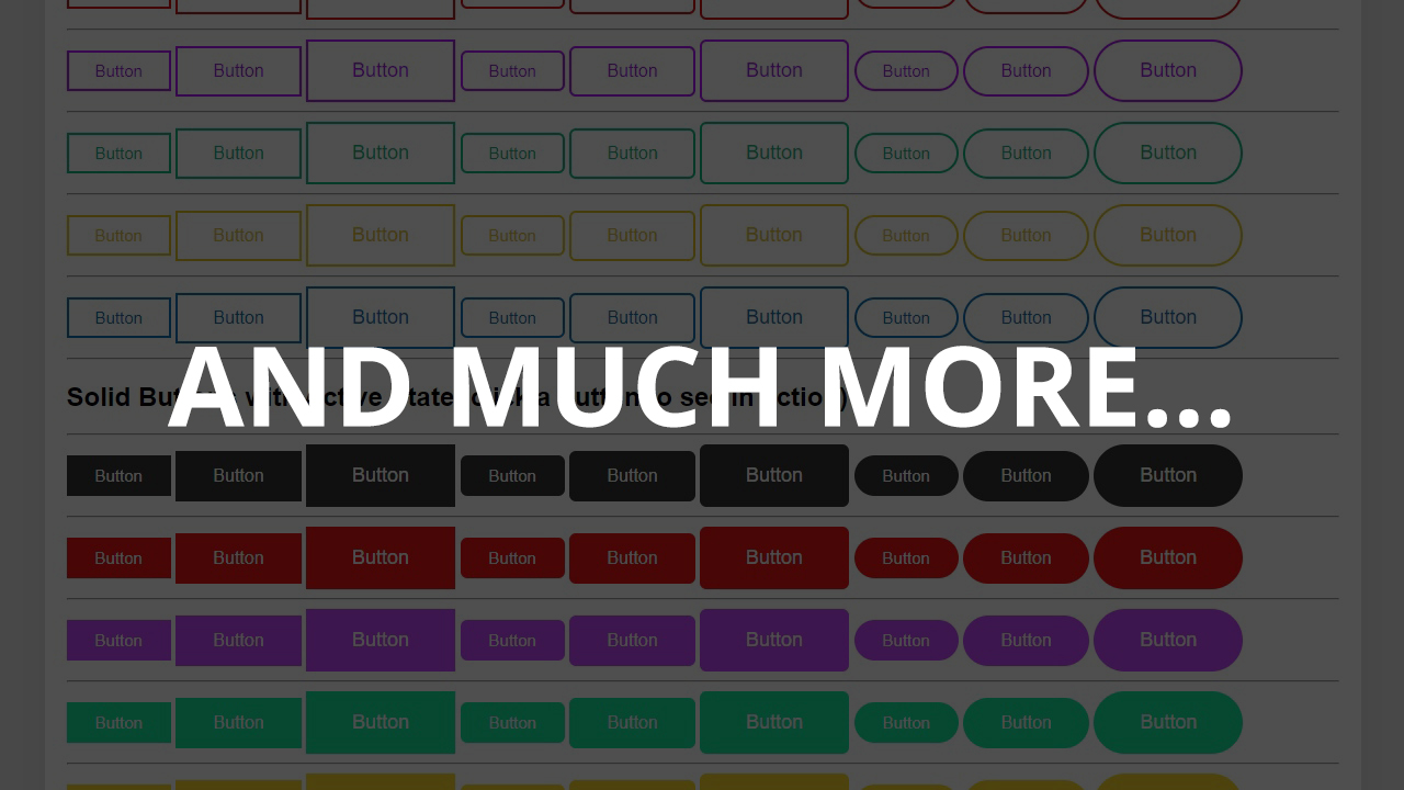 Modern Buttons Pack by wellusion | CodeCanyon