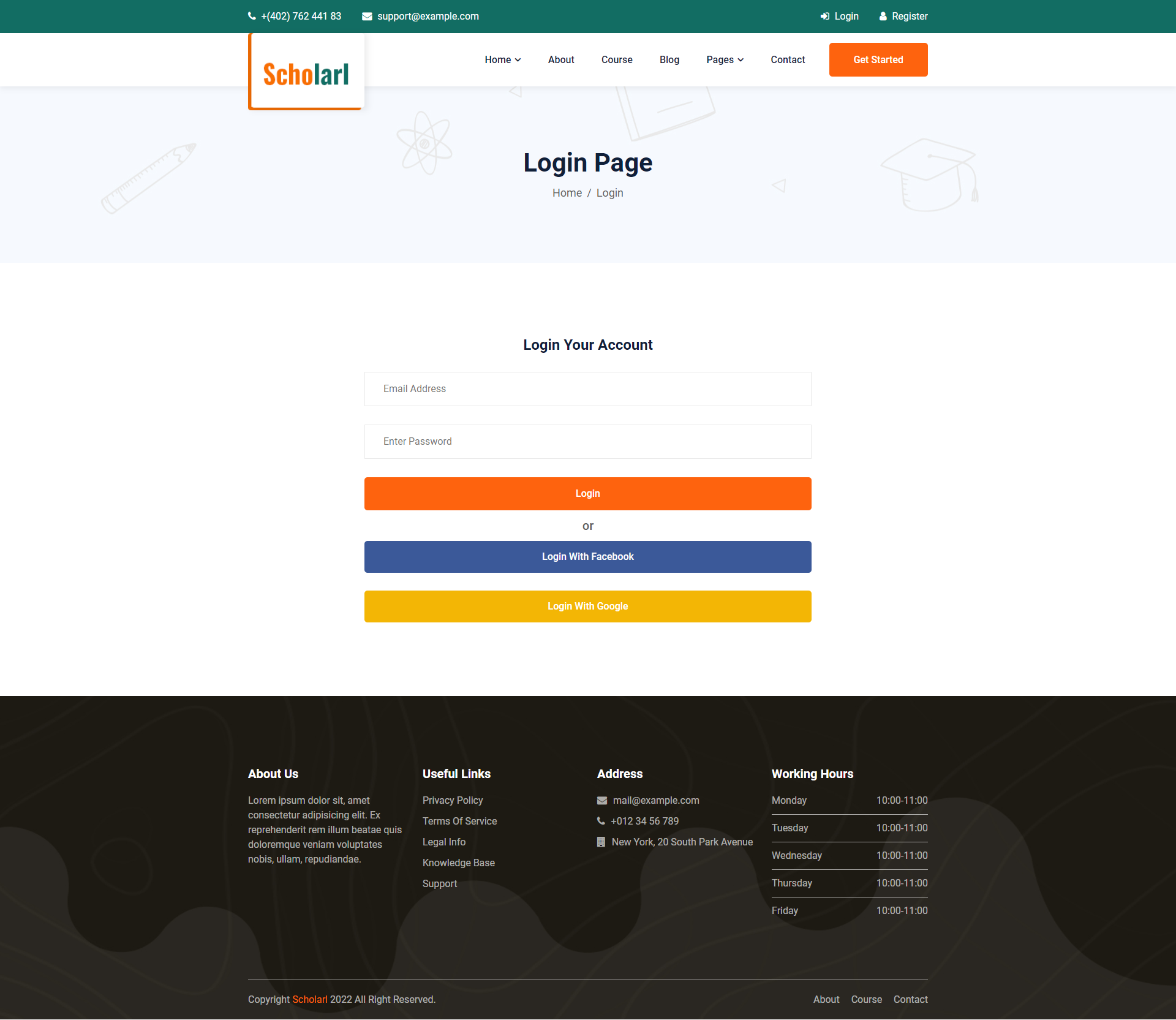 Scholarl - Online Learning Education HTML Template by Codebasket ...