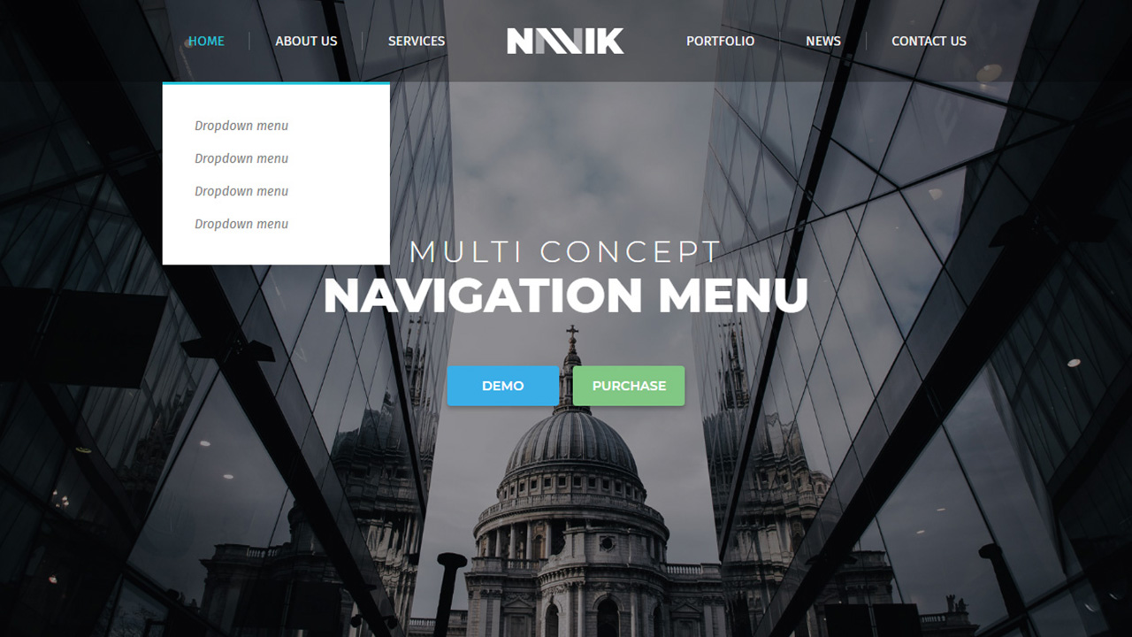 Navik - Responsive Header Navigation Menu by pophonic | CodeCanyon