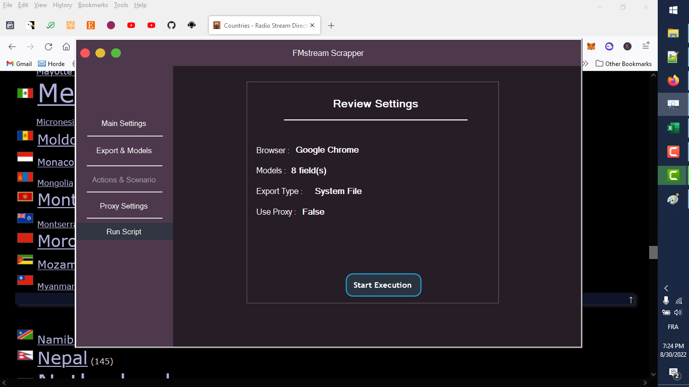 FMstream.org Scraper : Radio Stations Extraction by BelkaScrapper | CodeCanyon
