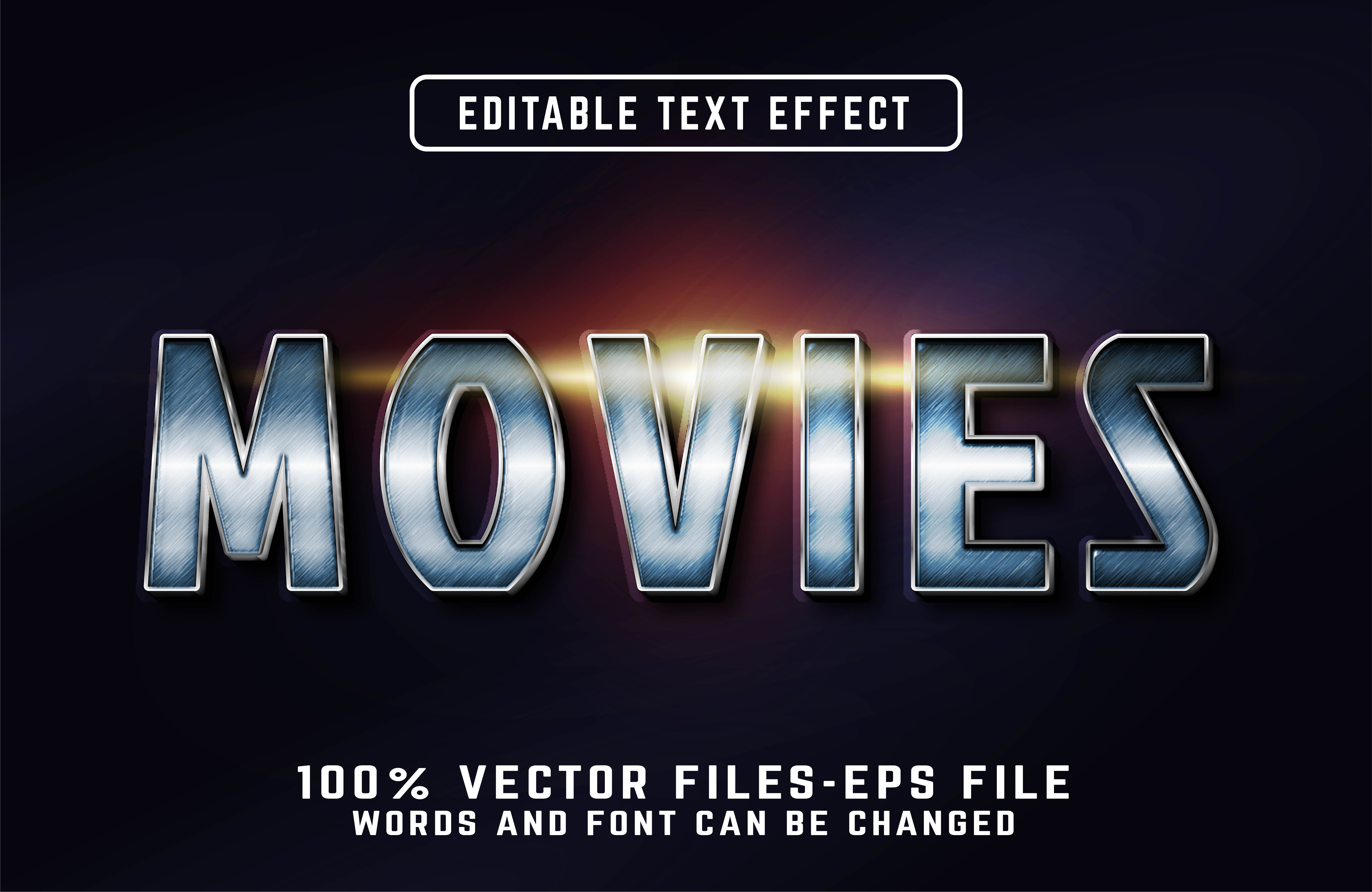 3D Metallic Text Effects for Illustration, Add-ons | GraphicRiver