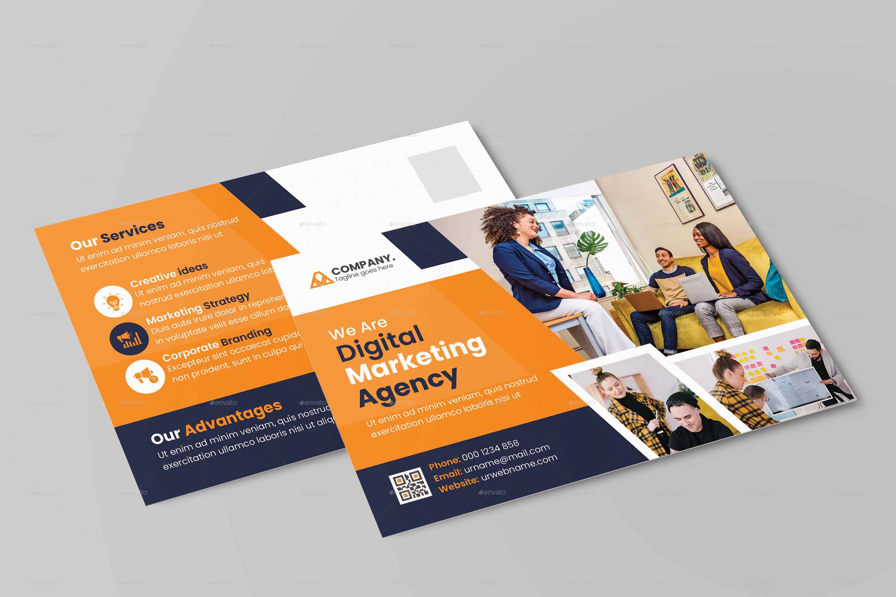 Corporate Post Card, Print Templates | GraphicRiver