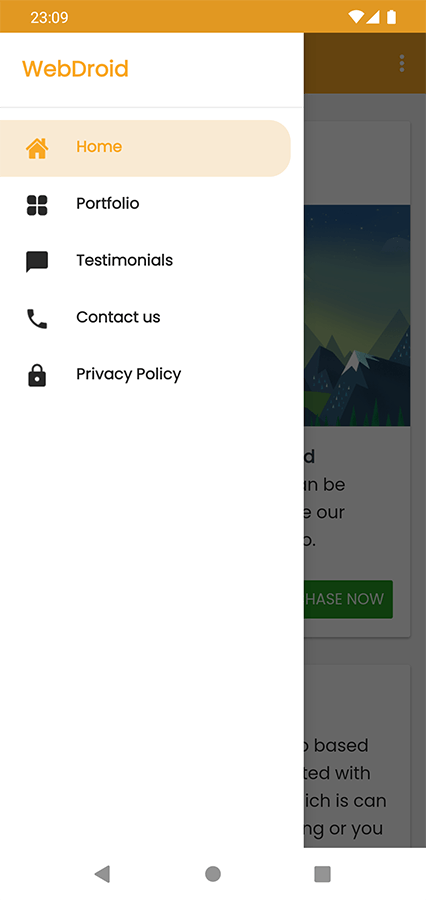 WebDroid - Android WebView App by solodroid | CodeCanyon
