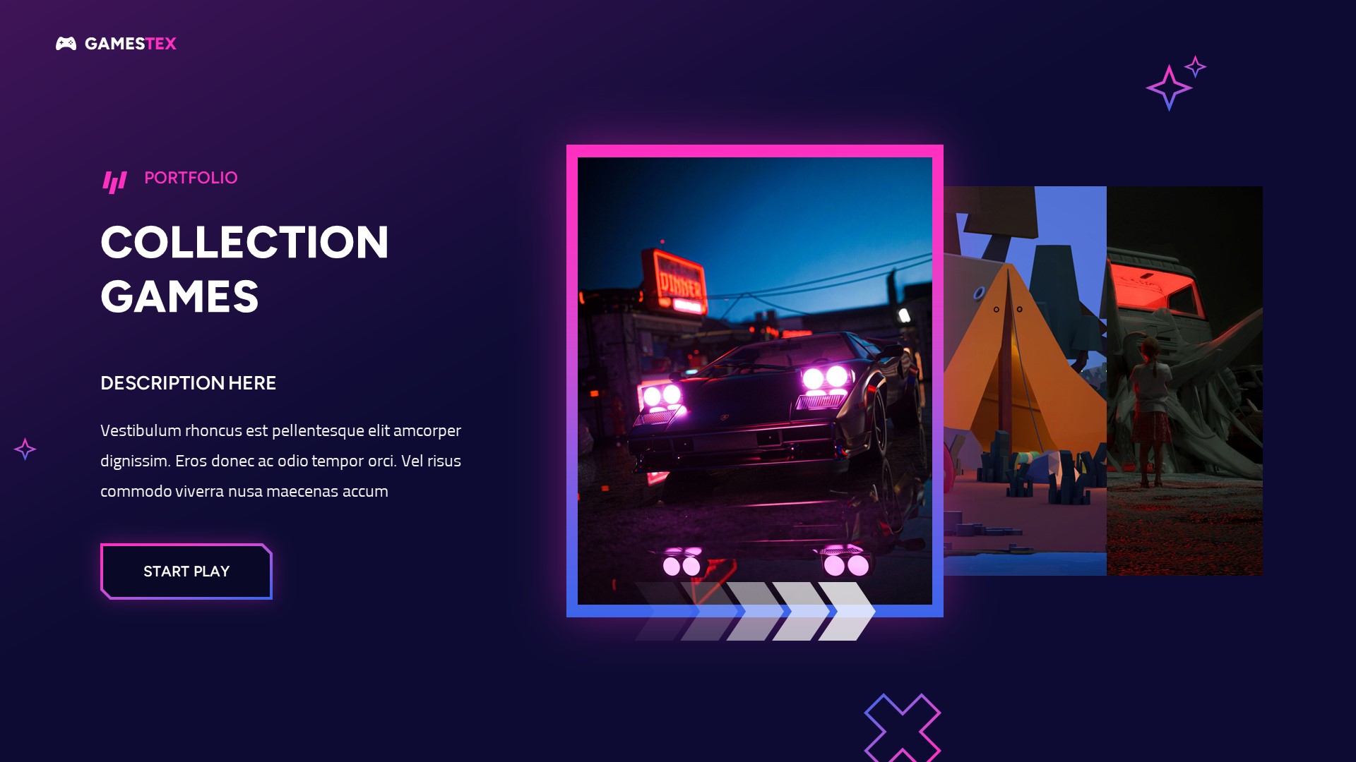 Gamestex - Esport & Gaming PowerPoint Template, Presentation Templates