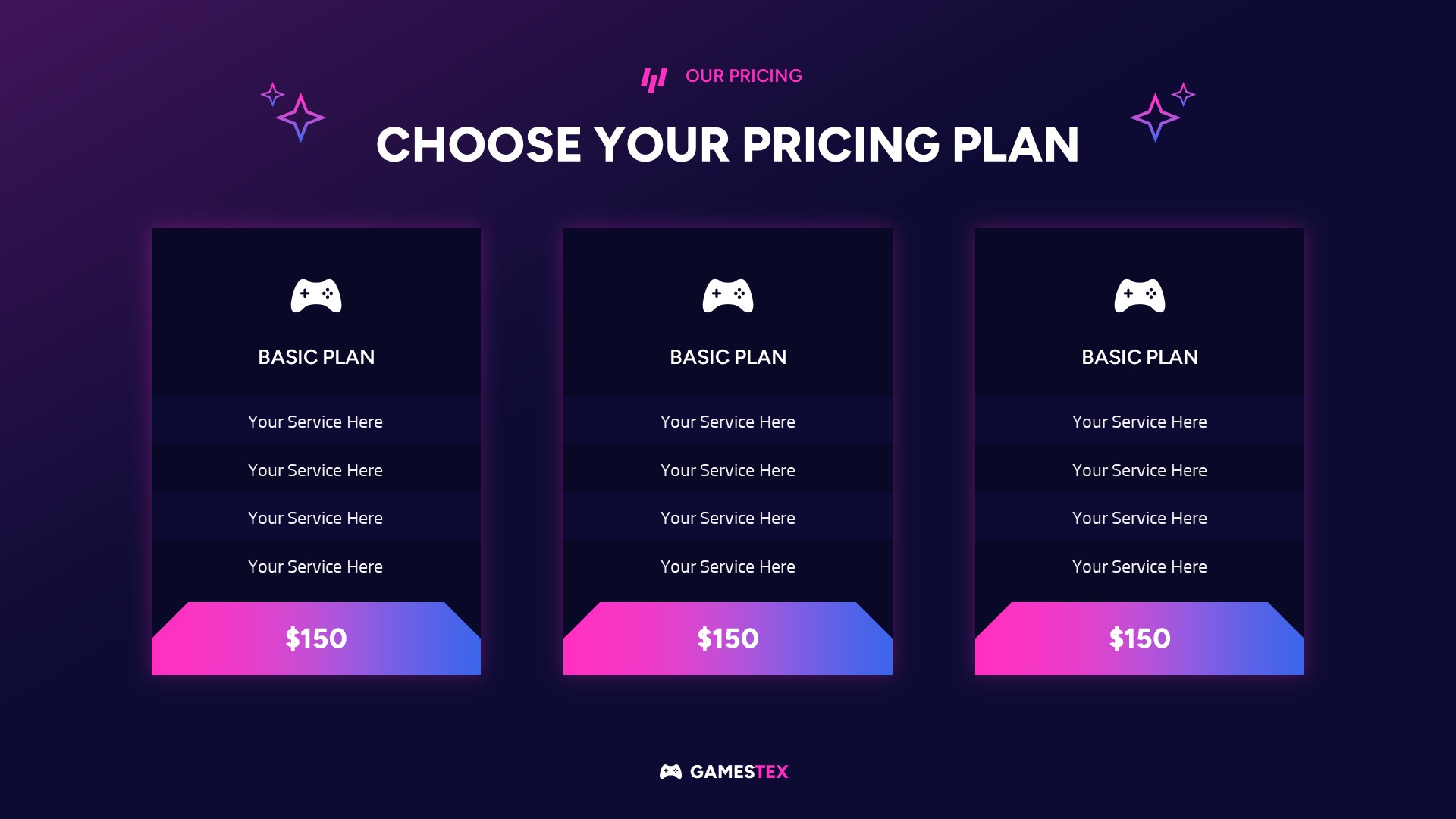 Gamestex - Esport & Gaming PowerPoint Template, Presentation Templates