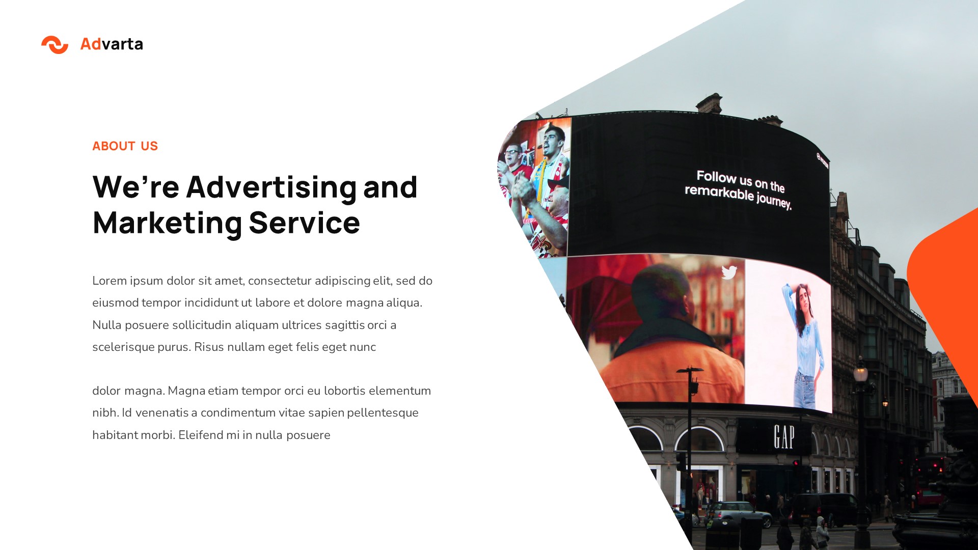 Advarta - Advertising Marketing PowerPoint Template, Presentation Templates